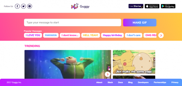 Zillionize Invests in Guggy - AI-Based Funny Personalized GIF Messaging ...